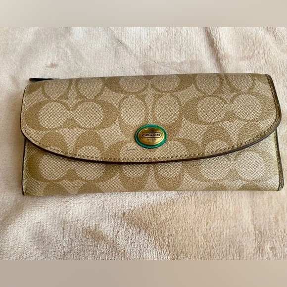 Coach | Bags | Coach Peyton Signature Wallet | Poshmark